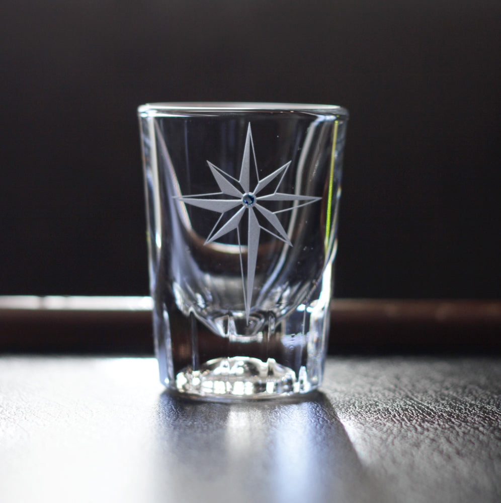 Bethlehem Star Shot Glasses – Healy Glass Artistry