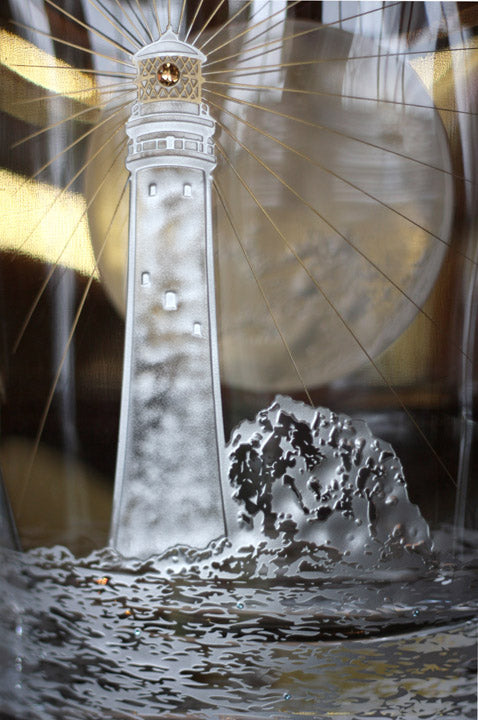 Lighthouse: 30th Anniversary Limited Edition Vase – Healy Glass Artistry