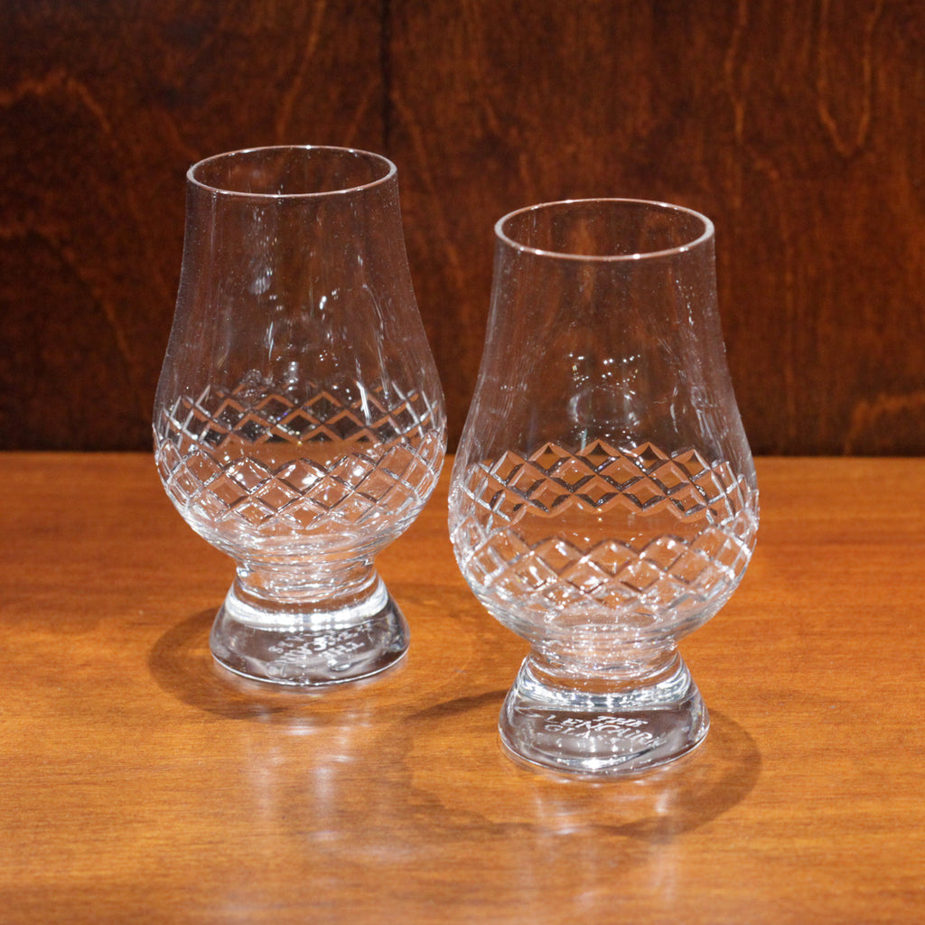 Diamond Pattern Single Malt Glass – Healy Glass Artistry