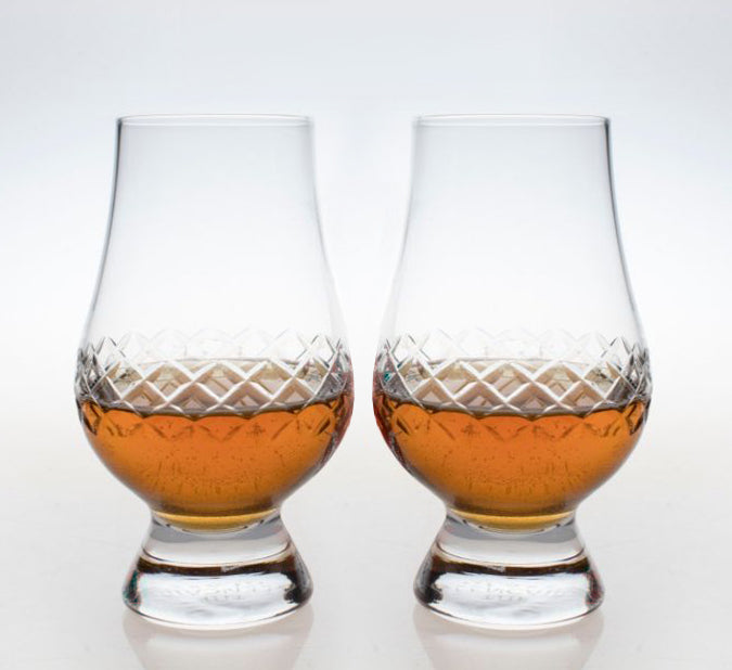 Diamond Pattern Single Malt Glass – Healy Glass Artistry