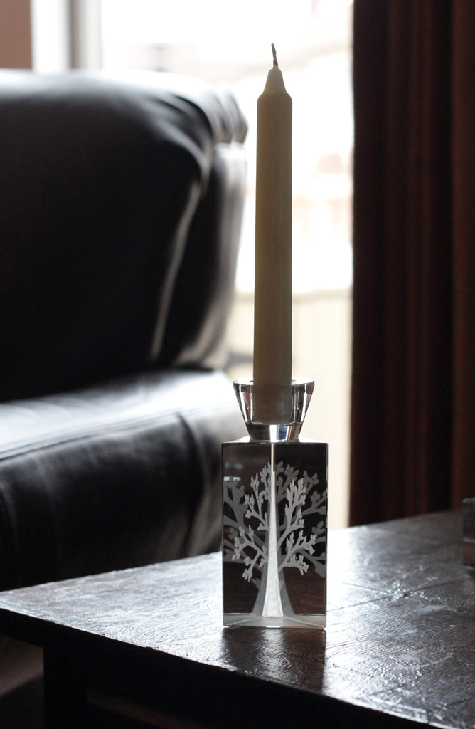 Tree of Life Candle Holders (Set of 2) – Healy Glass Artistry