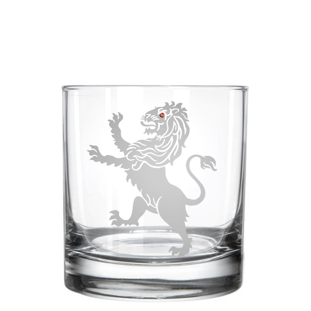 Rampant Lion Whiskey Glasses – Healy Glass Artistry