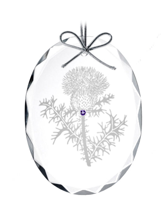 Thistle Ornament – Healy Glass Artistry