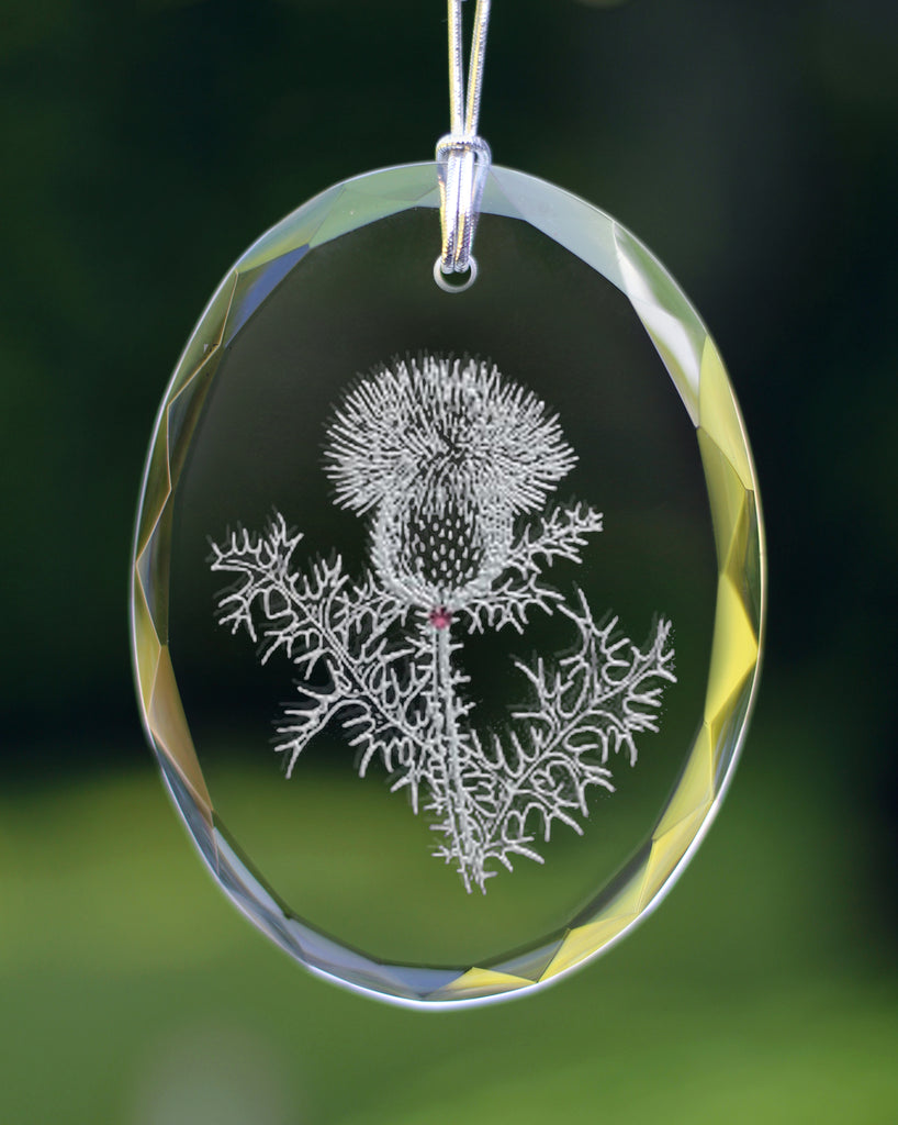 Thistle Ornament – Healy Glass Artistry