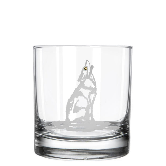 Howling Wolf Whiskey Glasses – Healy Glass Artistry